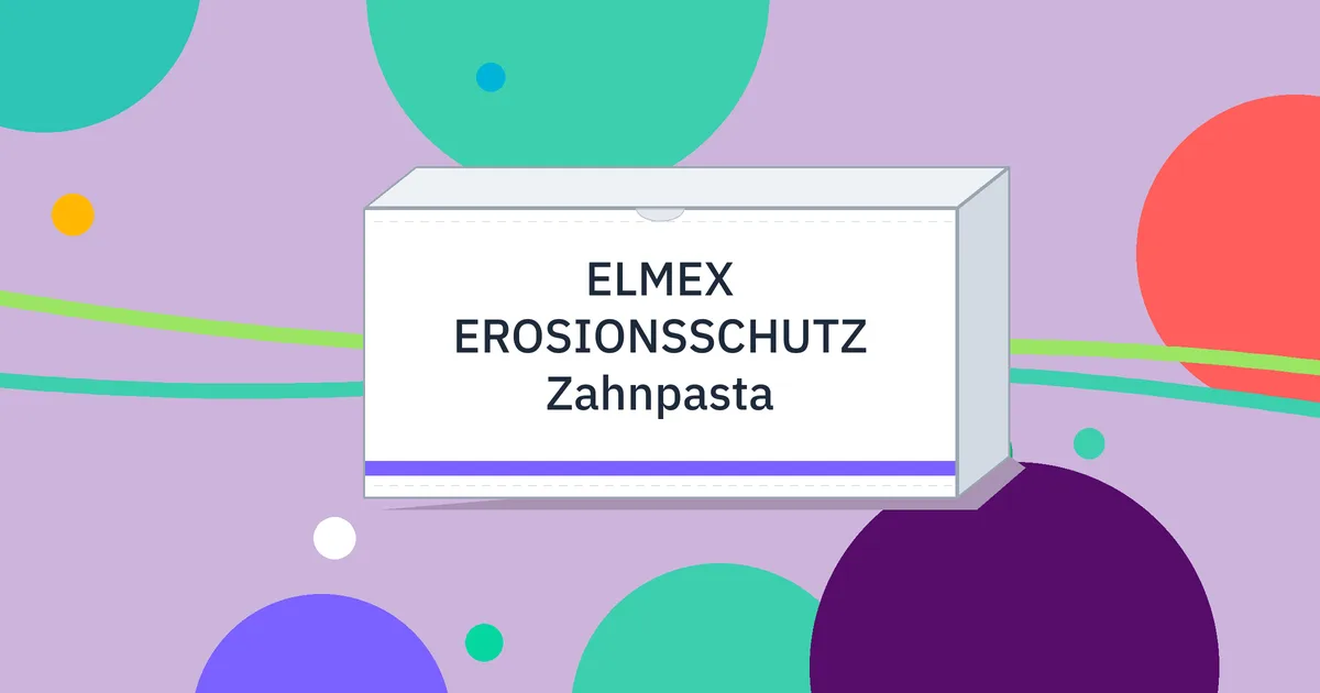 Symbolbild: Packung mit der Aufschrift ELMEX EROSIONSSCHUTZ Zahnpasta (PZN 10304787) – Verfügbarkeit und Bezug in Apotheken in Frankfurt am Main