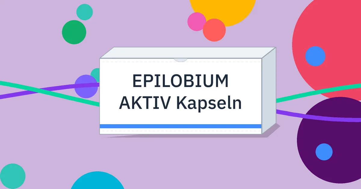 Symbolbild: Packung mit der Aufschrift EPILOBIUM AKTIV Kapseln (PZN 13946316) – Verfügbarkeit und Bezug in Apotheken in Frankfurt am Main