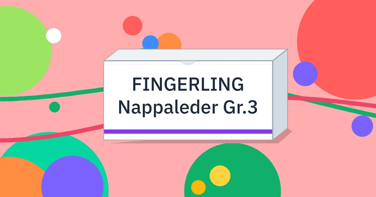 Symbolbild: Packung mit der Aufschrift FINGERLING Nappaleder Gr.3 (PZN 01726727) – Verfügbarkeit und Bezug in Apotheken in Frankfurt am Main