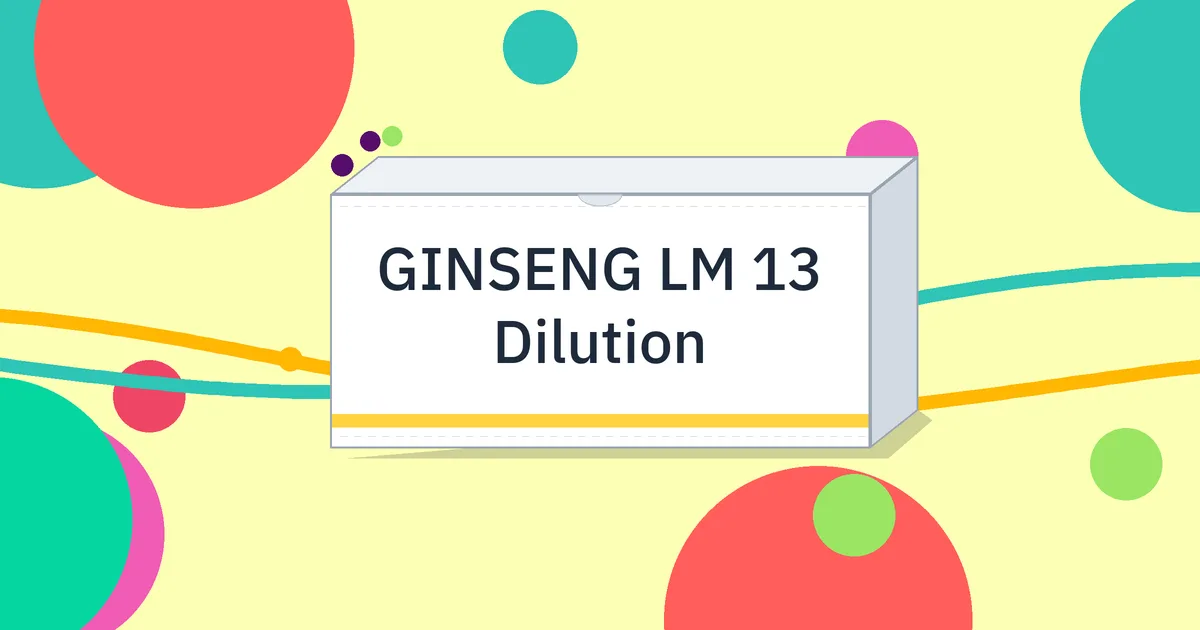 Symbolbild: Packung mit der Aufschrift GINSENG LM 13 Dilution (PZN 12878558) – Verfügbarkeit und Bezug in Apotheken in Frankfurt am Main