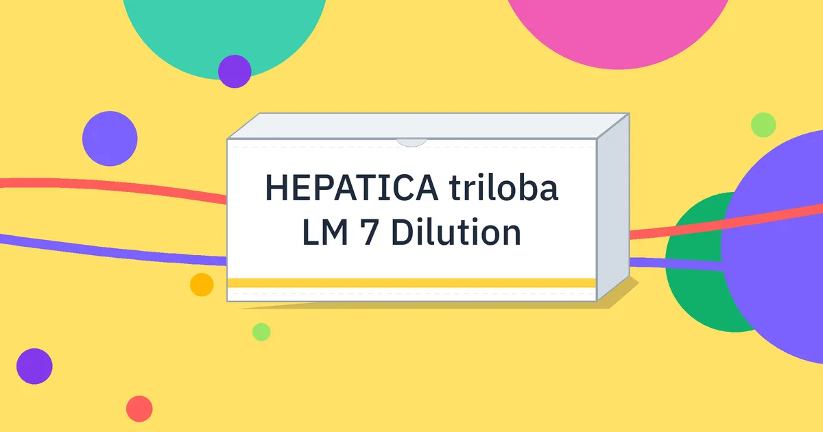 Symbolbild: Packung mit der Aufschrift HEPATICA triloba LM 7 Dilution (PZN 13552043) – Verfügbarkeit und Bezug in Apotheken in Frankfurt am Main