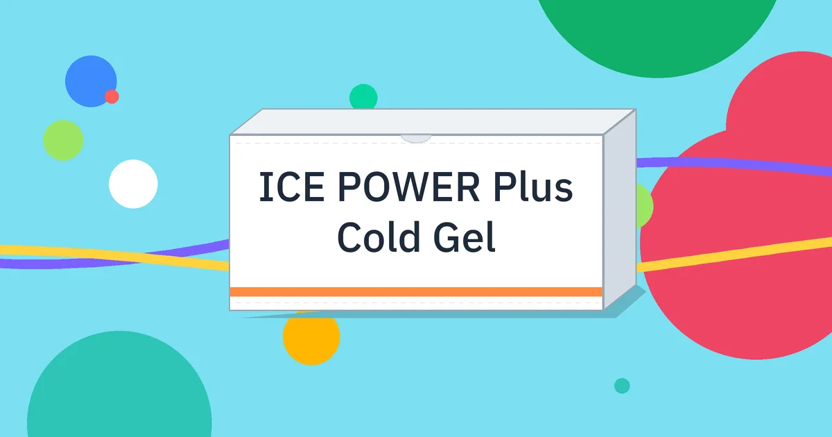 Symbolbild: Packung mit der Aufschrift ICE POWER Plus Cold Gel (PZN 12505202) – Verfügbarkeit und Bezug in Apotheken in Frankfurt am Main