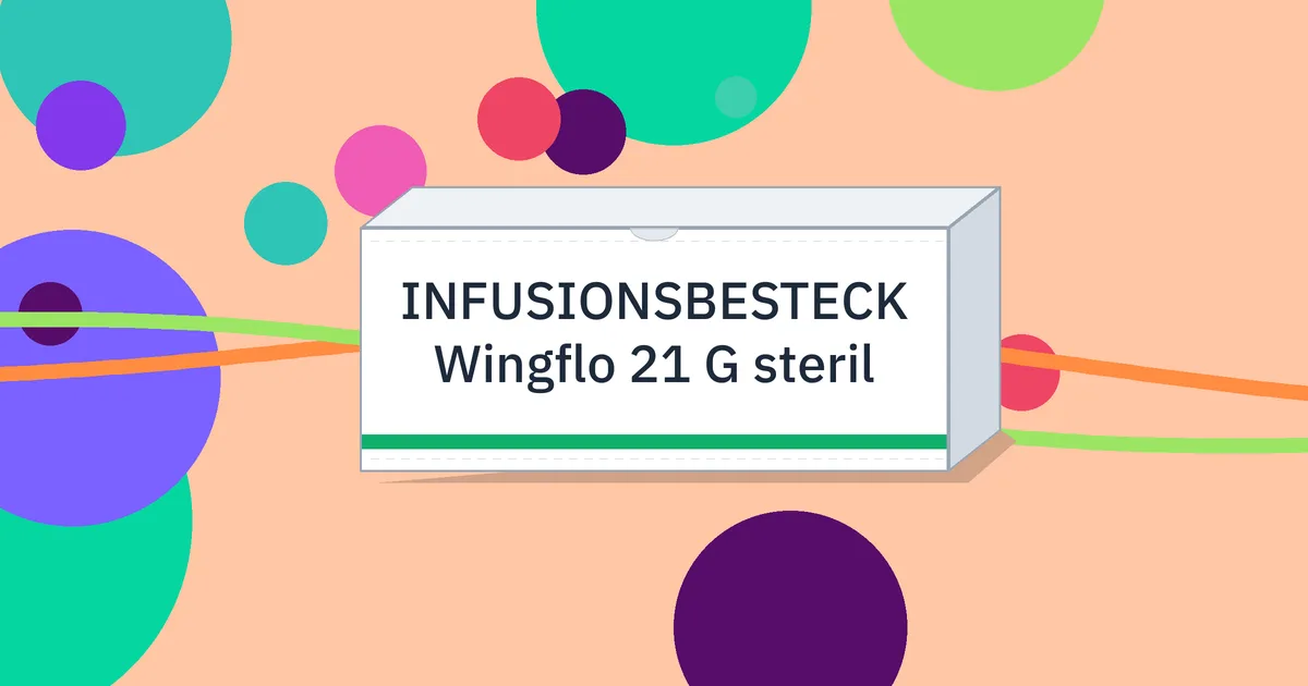 Symbolbild: Packung mit der Aufschrift INFUSIONSBESTECK Wingflo 21 G steril (PZN 06869118) – Verfügbarkeit und Bezug in Apotheken in Frankfurt am Main