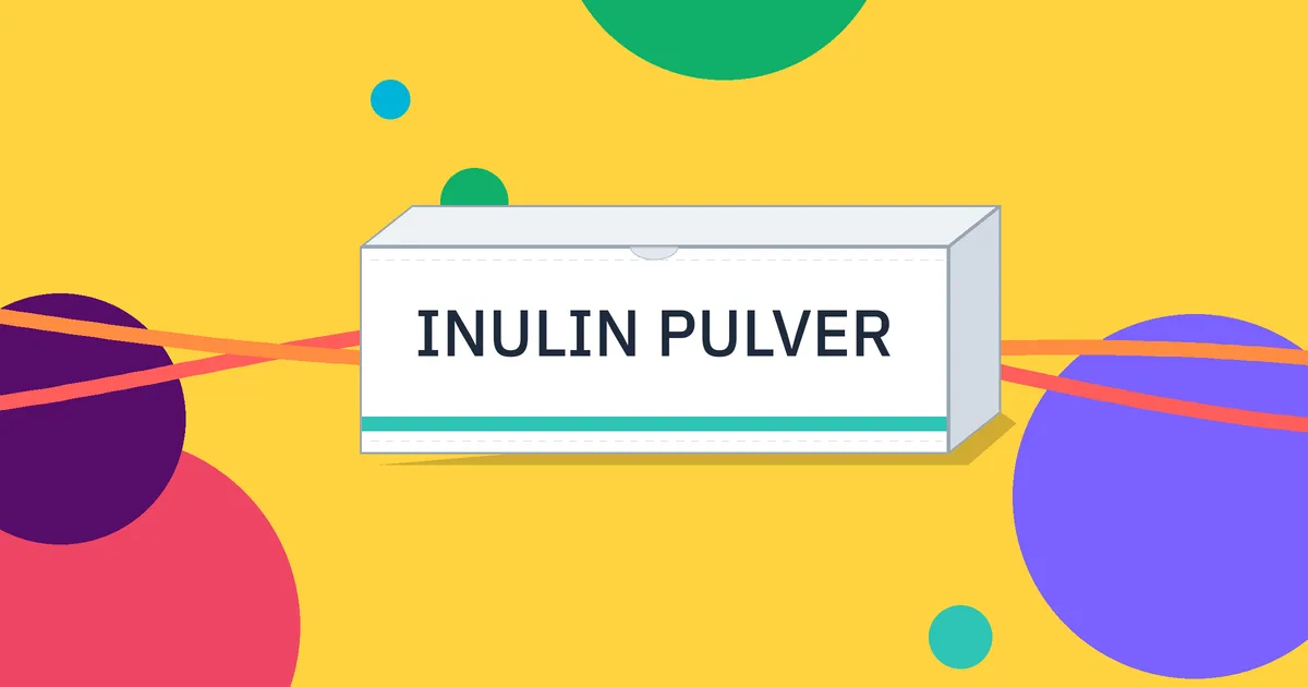 Symbolbild: Packung mit der Aufschrift INULIN PULVER (PZN 09090855) – Verfügbarkeit und Bezug in Apotheken in Frankfurt am Main