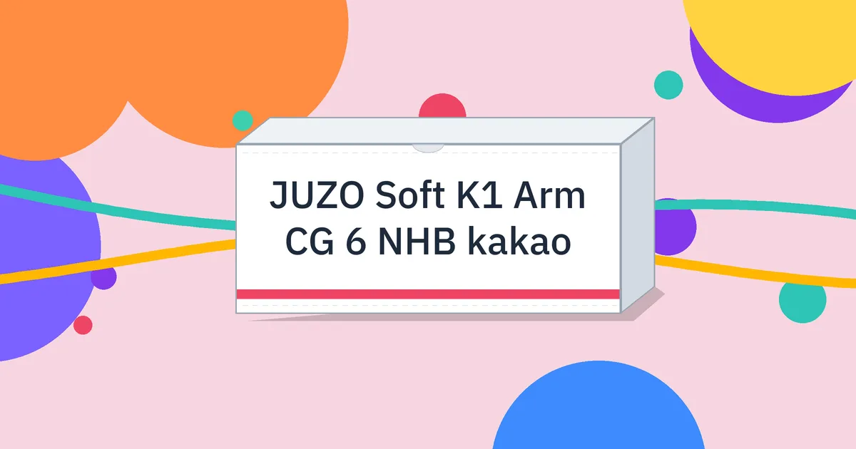Symbolbild: Packung mit der Aufschrift JUZO Soft K1 Arm CG 6 NHB kakao (PZN 15507377) – Verfügbarkeit und Bezug in Apotheken in Frankfurt am Main