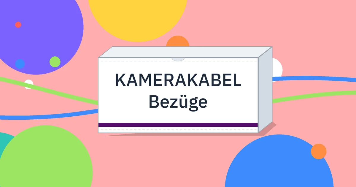 Symbolbild: Packung mit der Aufschrift KAMERAKABEL Bezüge (PZN 01423955) – Verfügbarkeit und Bezug in Apotheken in Frankfurt am Main