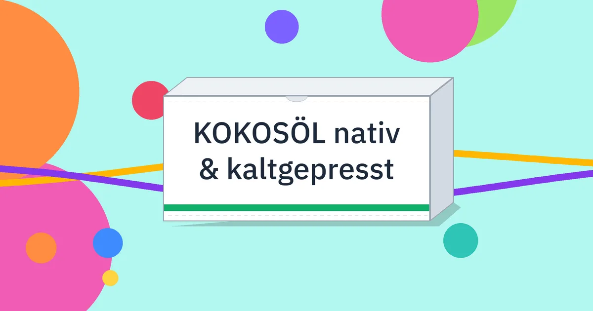 Symbolbild: Packung mit der Aufschrift KOKOSÖL nativ & kaltgepresst (PZN 18662492) – Verfügbarkeit und Bezug in Apotheken in Frankfurt am Main