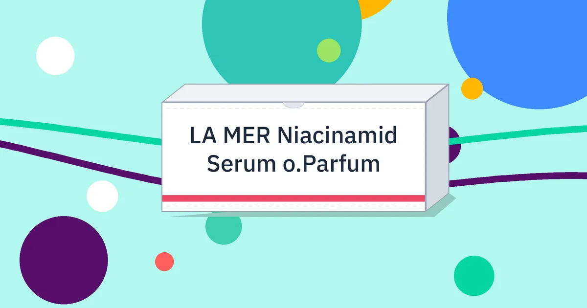 Symbolbild: Packung mit der Aufschrift LA MER Niacinamid Serum o.Parfum (PZN 19409499) – Verfügbarkeit und Bezug in Apotheken in Frankfurt am Main