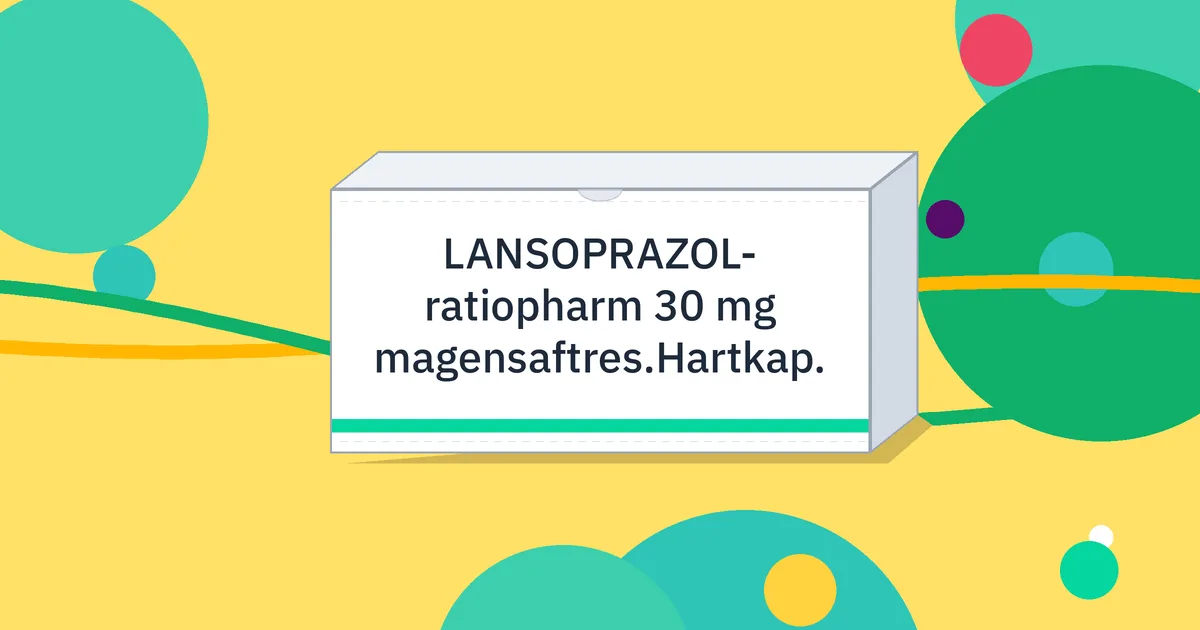 Symbolbild: Packung mit der Aufschrift LANSOPRAZOL-ratiopharm 30 mg magensaftres.Hartkap. (PZN 00217952) – Verfügbarkeit und Bezug in Apotheken in Frankfurt am Main
