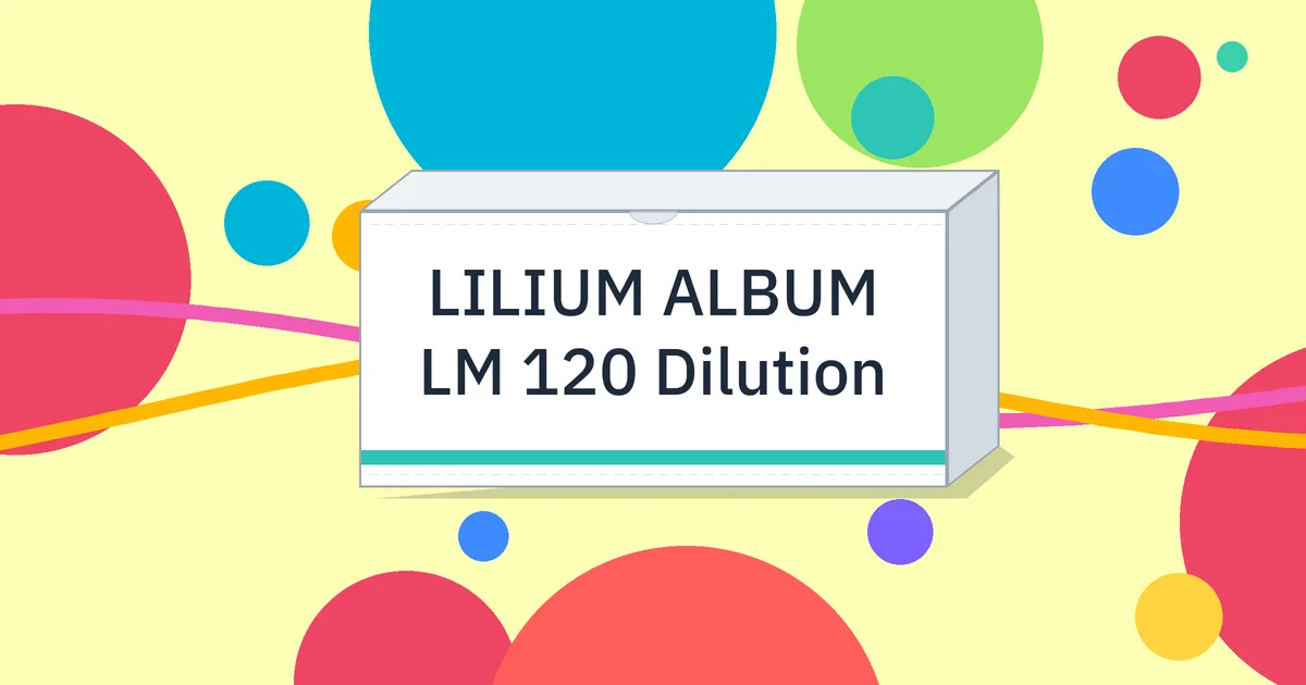 Symbolbild: Packung mit der Aufschrift LILIUM ALBUM LM 120 Dilution (PZN 12930980) – Verfügbarkeit und Bezug in Apotheken in Frankfurt am Main