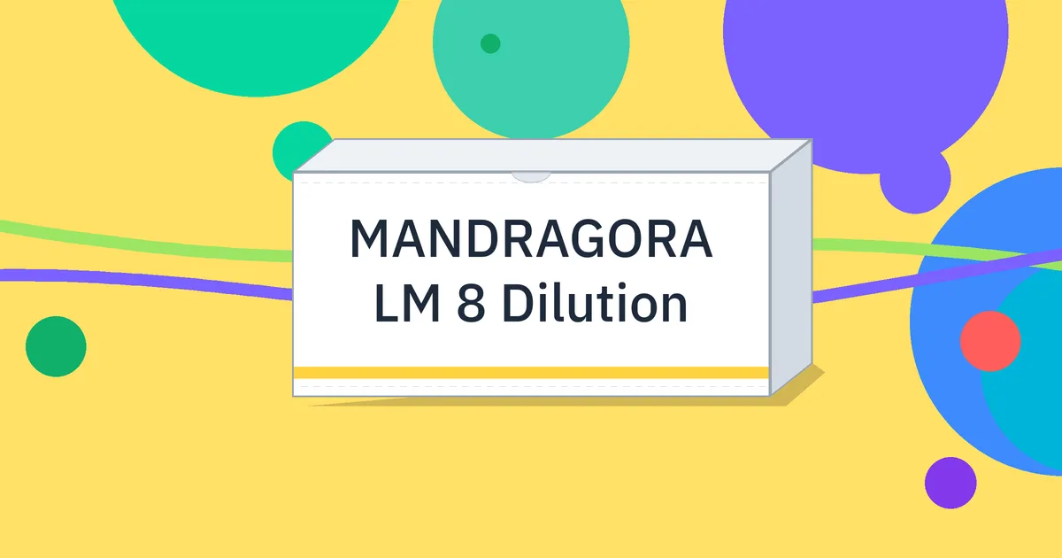 Symbolbild: Packung mit der Aufschrift MANDRAGORA LM 8 Dilution (PZN 12941831) – Verfügbarkeit und Bezug in Apotheken in Frankfurt am Main
