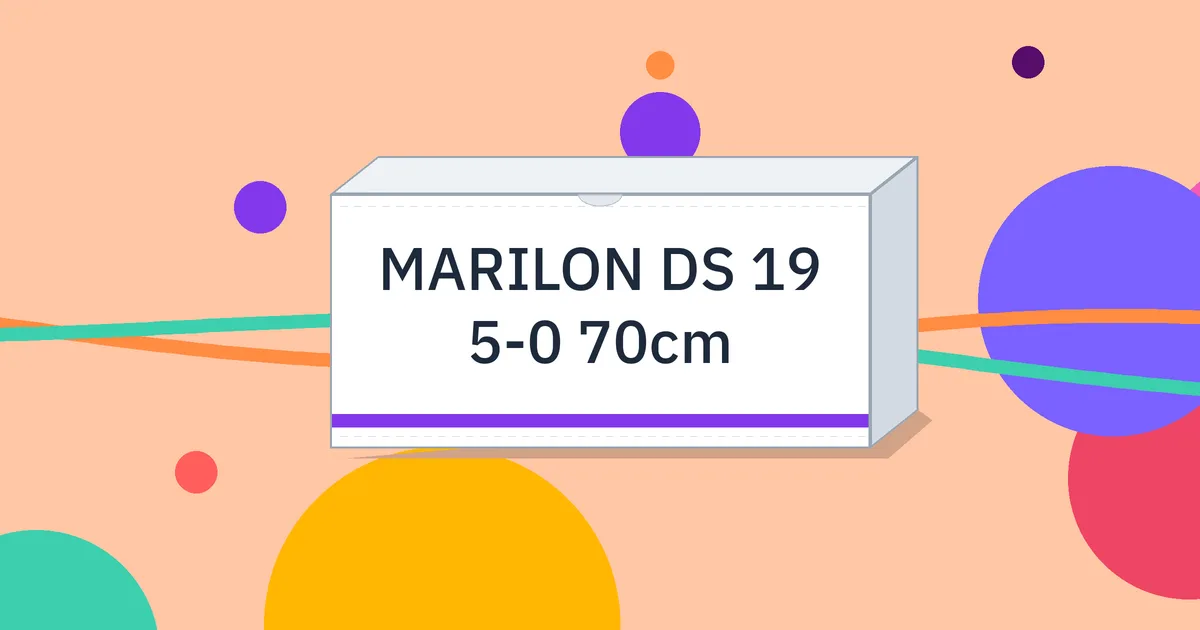 Symbolbild: Packung mit der Aufschrift MARILON DS 19 5-0 70cm (PZN 00548643) – Verfügbarkeit und Bezug in Apotheken in Frankfurt am Main