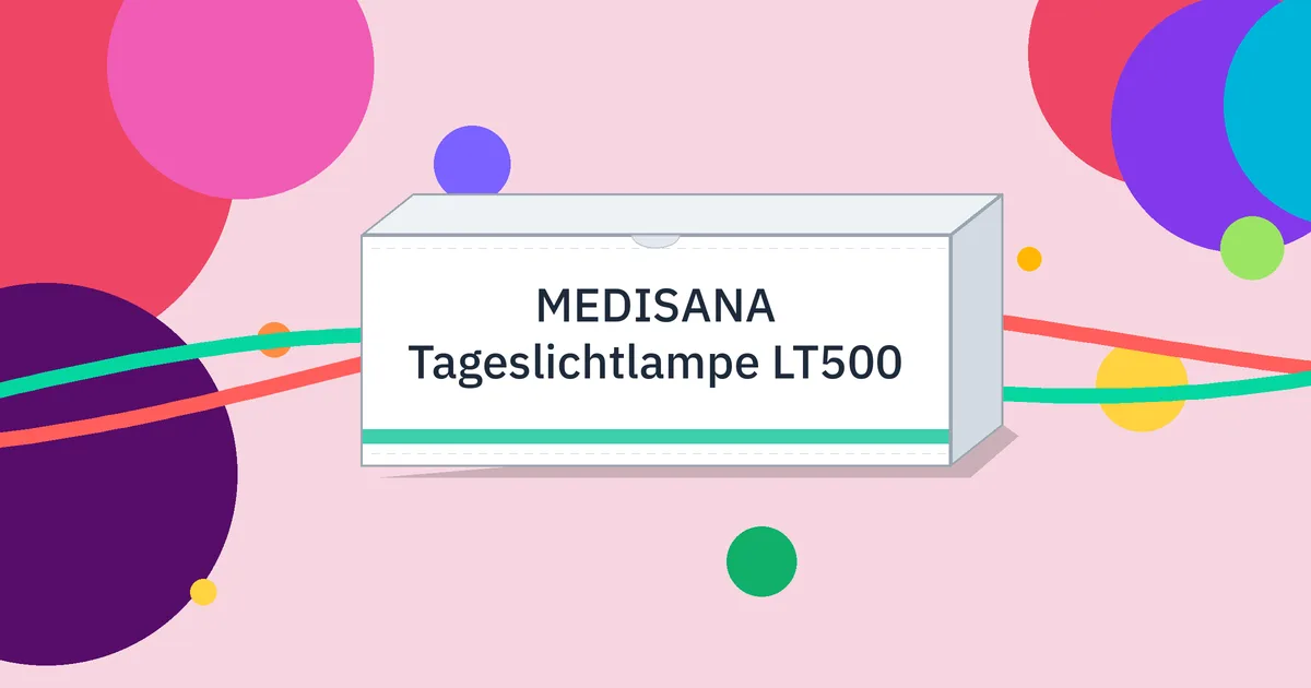Symbolbild: Packung mit der Aufschrift MEDISANA Tageslichtlampe LT500 (PZN 18132860) – Verfügbarkeit und Bezug in Apotheken in Frankfurt am Main