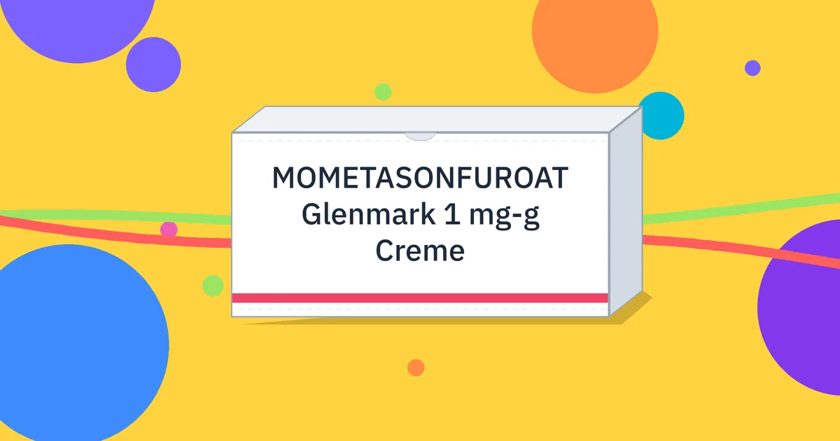 Symbolbild: Packung mit der Aufschrift MOMETASONFUROAT Glenmark 1 mg-g Creme (PZN 09516969) – Verfügbarkeit und Bezug in Apotheken in Frankfurt am Main