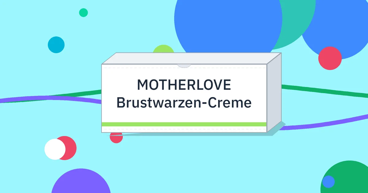 Symbolbild: Packung mit der Aufschrift MOTHERLOVE Brustwarzen-Creme (PZN 17374041) – Verfügbarkeit und Bezug in Apotheken in Frankfurt am Main