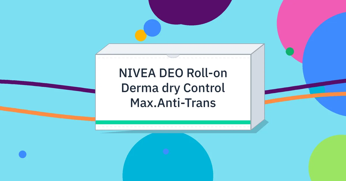 Symbolbild: Packung mit der Aufschrift NIVEA DEO Roll-on Derma dry Control Max.Anti-Trans (PZN 18911995) – Verfügbarkeit und Bezug in Apotheken in Frankfurt am Main