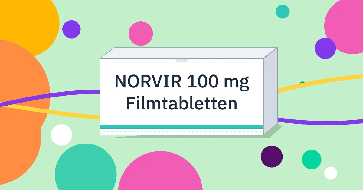 Symbolbild: Packung mit der Aufschrift NORVIR 100 mg Filmtabletten (PZN 07559414) – Verfügbarkeit und Bezug in Apotheken in Frankfurt am Main