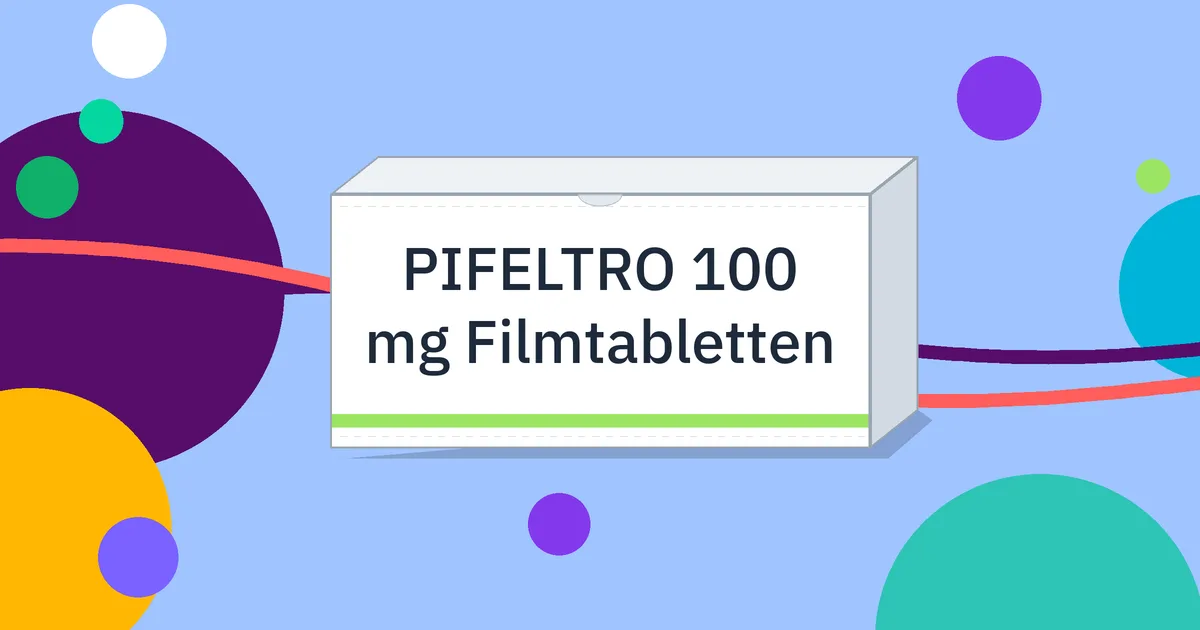 Symbolbild: Packung mit der Aufschrift PIFELTRO 100 mg Filmtabletten (PZN 16487599) – Verfügbarkeit und Bezug in Apotheken in Frankfurt am Main