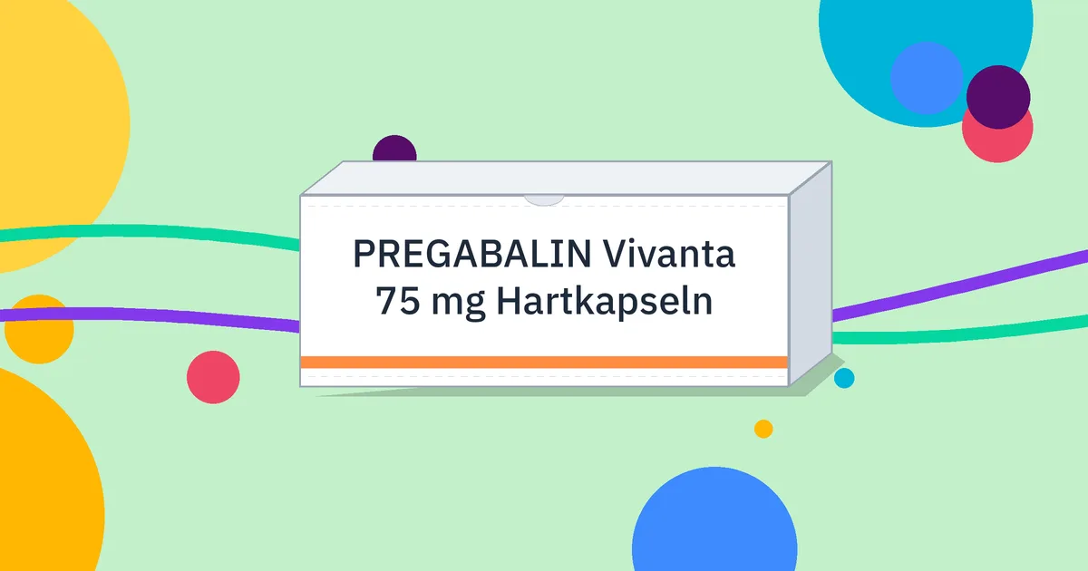 Symbolbild: Packung mit der Aufschrift PREGABALIN Vivanta 75 mg Hartkapseln (PZN 16663553) – Verfügbarkeit und Bezug in Apotheken in Frankfurt am Main
