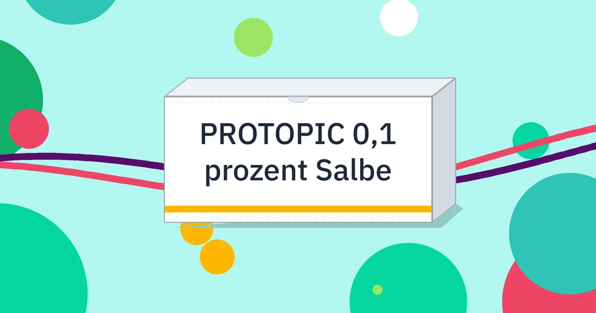 Symbolbild: Packung mit der Aufschrift PROTOPIC 0,1 prozent Salbe (PZN 09668662) – Verfügbarkeit und Bezug in Apotheken in Frankfurt am Main