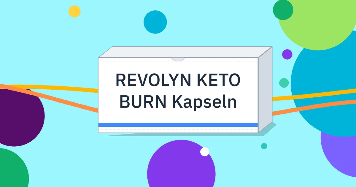 Symbolbild: Packung mit der Aufschrift REVOLYN KETO BURN Kapseln (PZN 17945472) – Verfügbarkeit und Bezug in Apotheken in Frankfurt am Main