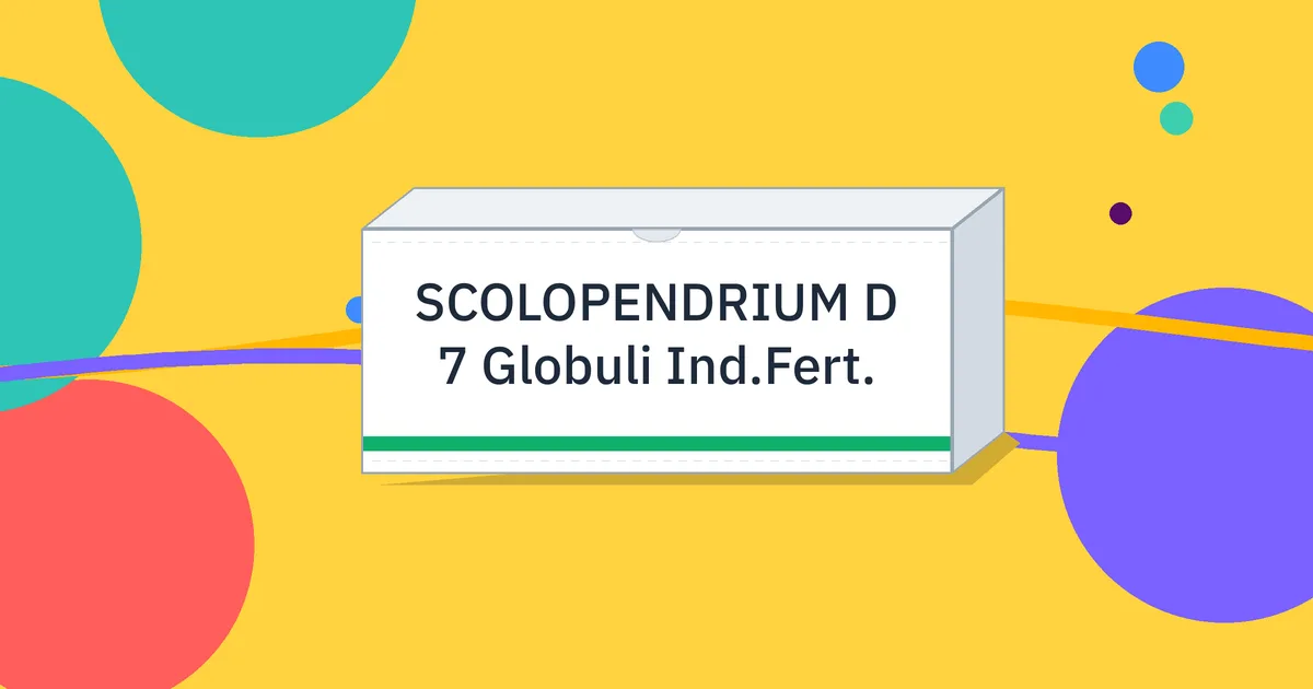 Symbolbild: Packung mit der Aufschrift SCOLOPENDRIUM D 7 Globuli Ind.Fert. (PZN 17709990) – Verfügbarkeit und Bezug in Apotheken in Frankfurt am Main