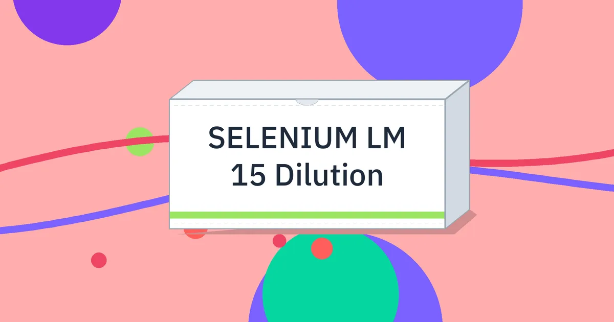 Symbolbild: Packung mit der Aufschrift SELENIUM LM 15 Dilution (PZN 13185780) – Verfügbarkeit und Bezug in Apotheken in Frankfurt am Main