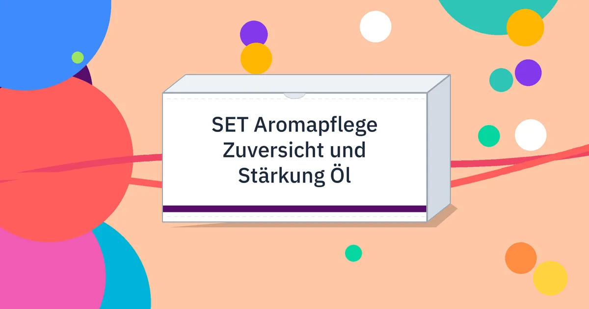 Symbolbild: Packung mit der Aufschrift SET Aromapflege Zuversicht und Stärkung Öl (PZN 19214815) – Verfügbarkeit und Bezug in Apotheken in Frankfurt am Main