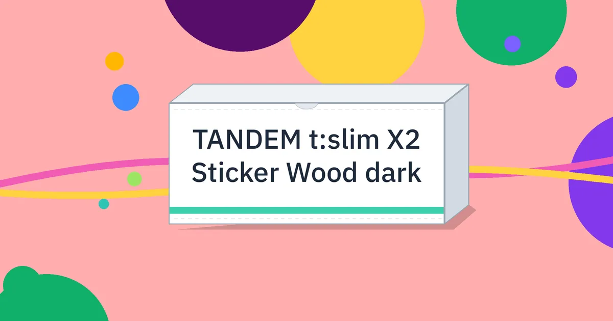 Symbolbild: Packung mit der Aufschrift TANDEM t:slim X2 Sticker Wood dark (PZN 19862885) – Verfügbarkeit und Bezug in Apotheken in Frankfurt am Main