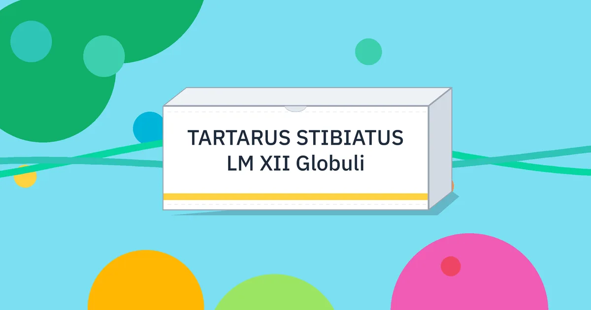 Symbolbild: Packung mit der Aufschrift TARTARUS STIBIATUS LM XII Globuli (PZN 02679059) – Verfügbarkeit und Bezug in Apotheken in Frankfurt am Main