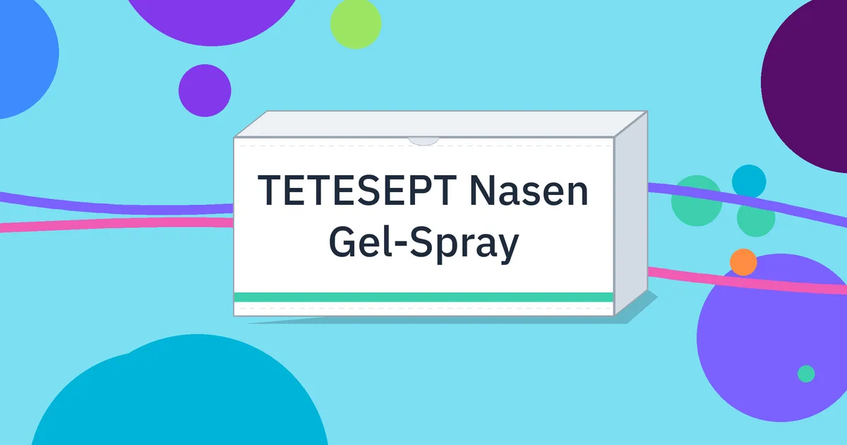 Symbolbild: Packung mit der Aufschrift TETESEPT Nasen Gel-Spray (PZN 03114158) – Verfügbarkeit und Bezug in Apotheken in Frankfurt am Main