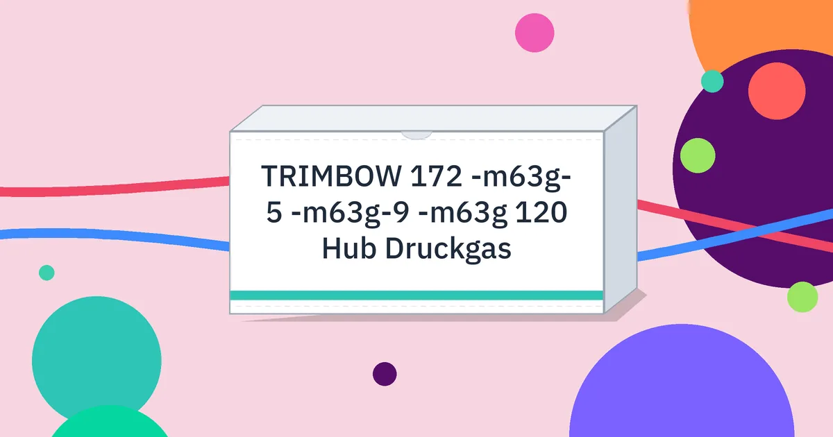 Symbolbild: Packung mit der Aufschrift TRIMBOW 172 -m63g-5 -m63g-9 -m63g 120 Hub Druckgas (PZN 19412515) – Verfügbarkeit und Bezug in Apotheken in Frankfurt am Main