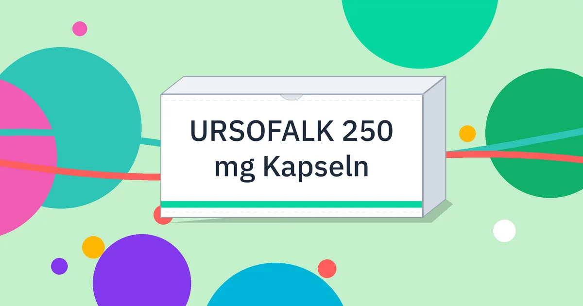 Symbolbild: Packung mit der Aufschrift URSOFALK 250 mg Kapseln (PZN 00366304) – Verfügbarkeit und Bezug in Apotheken in Frankfurt am Main