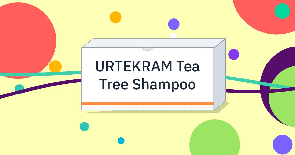 Symbolbild: Packung mit der Aufschrift URTEKRAM Tea Tree Shampoo (PZN 18820778) – Verfügbarkeit und Bezug in Apotheken in Frankfurt am Main