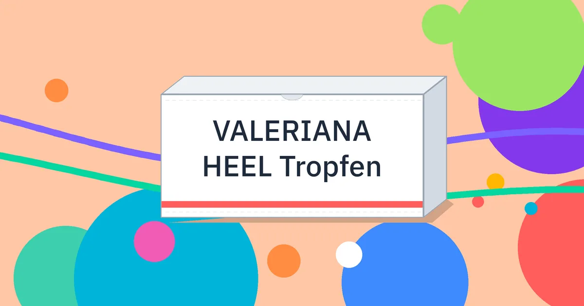 Symbolbild: Packung mit der Aufschrift VALERIANA HEEL Tropfen (PZN 01071953) – Verfügbarkeit und Bezug in Apotheken in Frankfurt am Main