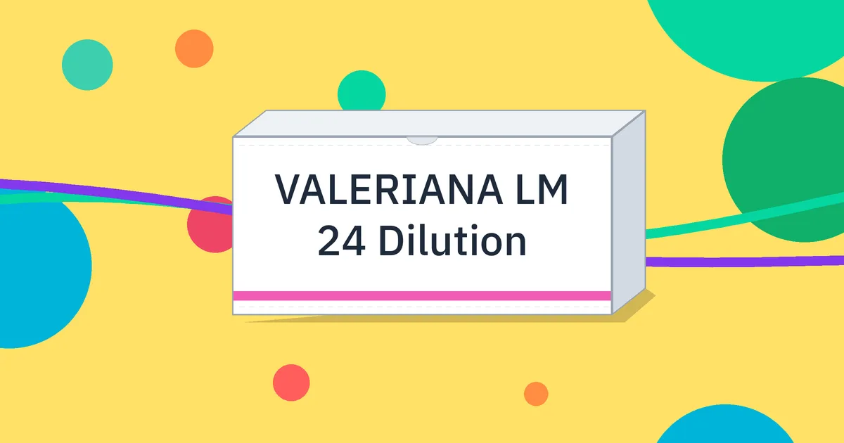 Symbolbild: Packung mit der Aufschrift VALERIANA LM 24 Dilution (PZN 13261920) – Verfügbarkeit und Bezug in Apotheken in Frankfurt am Main