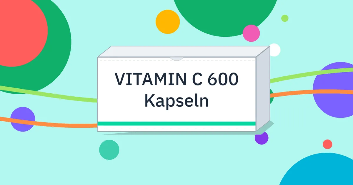 Symbolbild: Packung mit der Aufschrift VITAMIN C 600 Kapseln (PZN 04415755) – Verfügbarkeit und Bezug in Apotheken in Frankfurt am Main