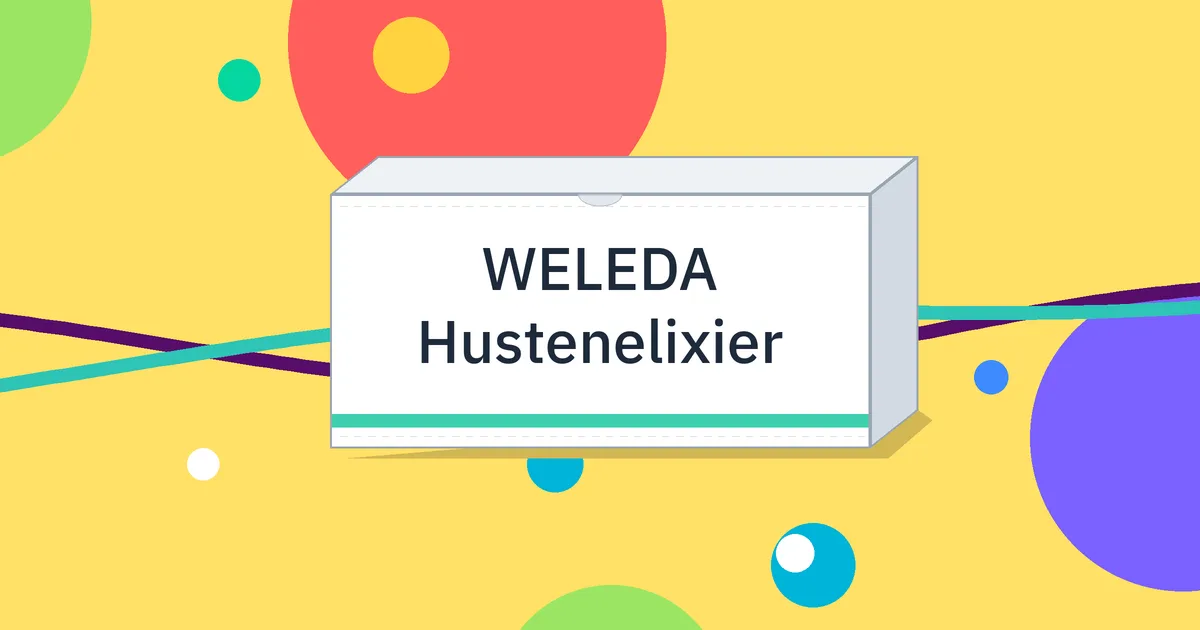 Symbolbild: Packung mit der Aufschrift WELEDA Hustenelixier (PZN 00505958) – Verfügbarkeit und Bezug in Apotheken in Frankfurt am Main