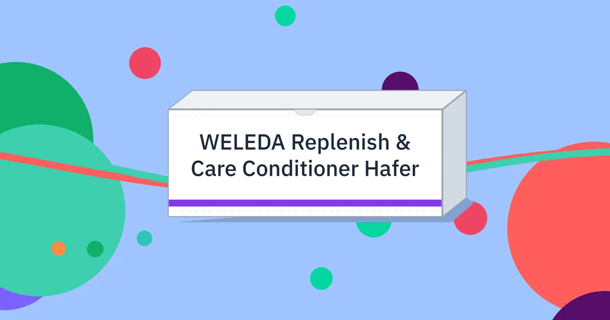 Symbolbild: Packung mit der Aufschrift WELEDA Replenish & Care Conditioner Hafer (PZN 19630844) – Verfügbarkeit und Bezug in Apotheken in Frankfurt am Main