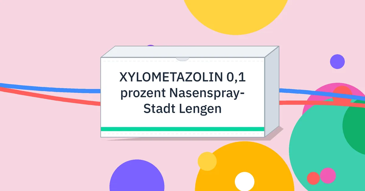 Symbolbild: Packung mit der Aufschrift XYLOMETAZOLIN 0,1 prozent Nasenspray-Stadt Lengen (PZN 16762829) – Verfügbarkeit und Bezug in Apotheken in Frankfurt am Main