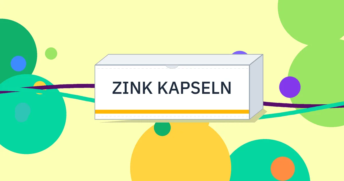 Symbolbild: Packung mit der Aufschrift ZINK KAPSELN (PZN 17605173) – Verfügbarkeit und Bezug in Apotheken in Frankfurt am Main