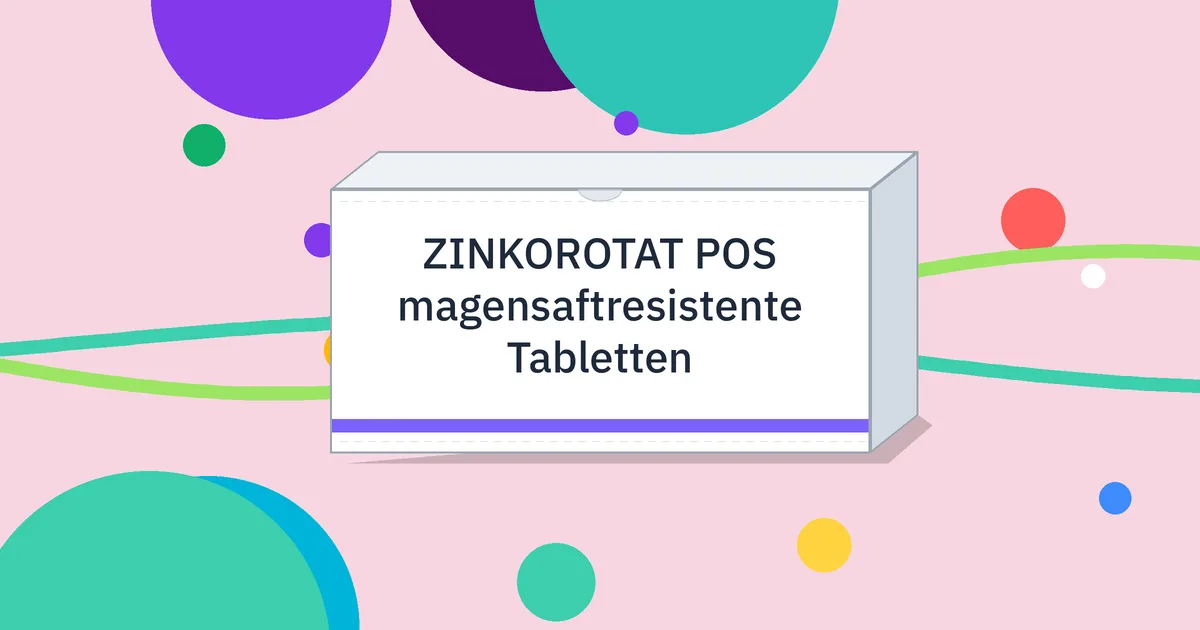 Symbolbild: Packung mit der Aufschrift ZINKOROTAT POS magensaftresistente Tabletten (PZN 06340926) – Verfügbarkeit und Bezug in Apotheken in Frankfurt am Main
