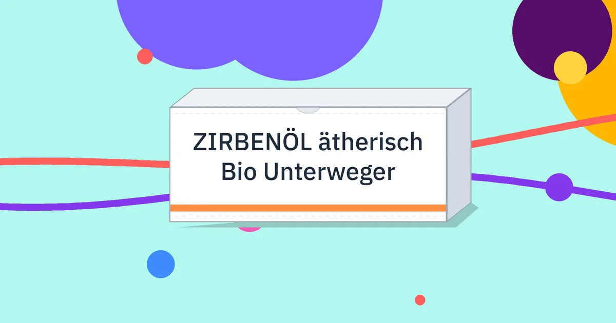 Symbolbild: Packung mit der Aufschrift ZIRBENÖL ätherisch Bio Unterweger (PZN 12437794) – Verfügbarkeit und Bezug in Apotheken in Frankfurt am Main