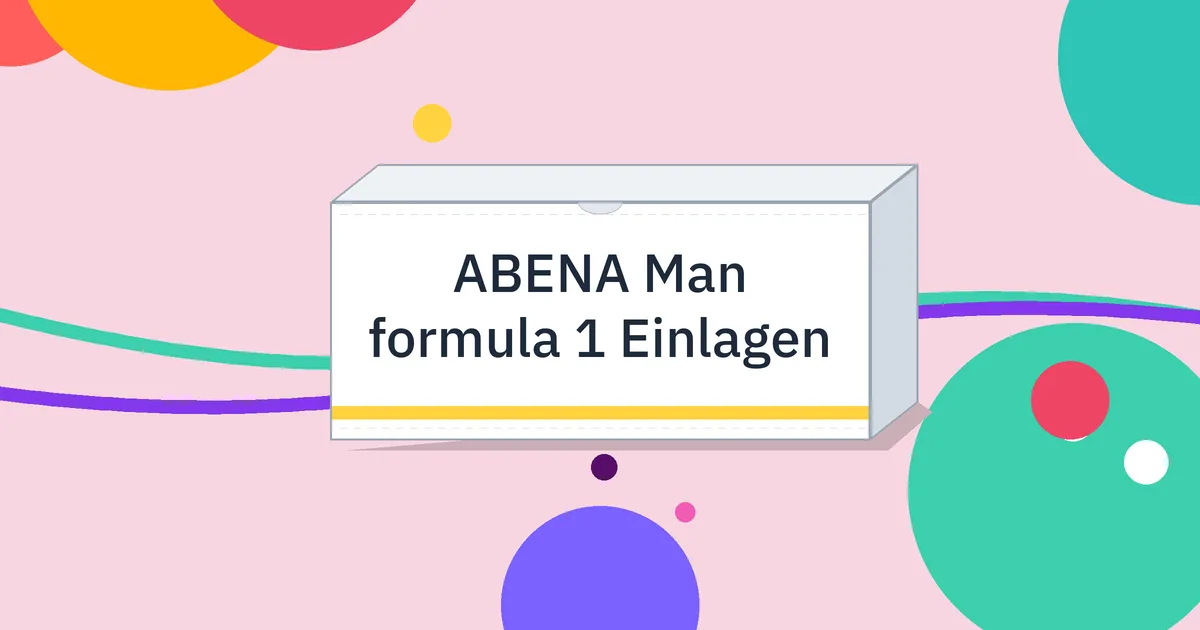 Symbolbild: Packung mit der Aufschrift ABENA Man formula 1 Einlagen (PZN 10218993) – Verfügbarkeit und Bezug in Apotheken in Frankfurt am Main