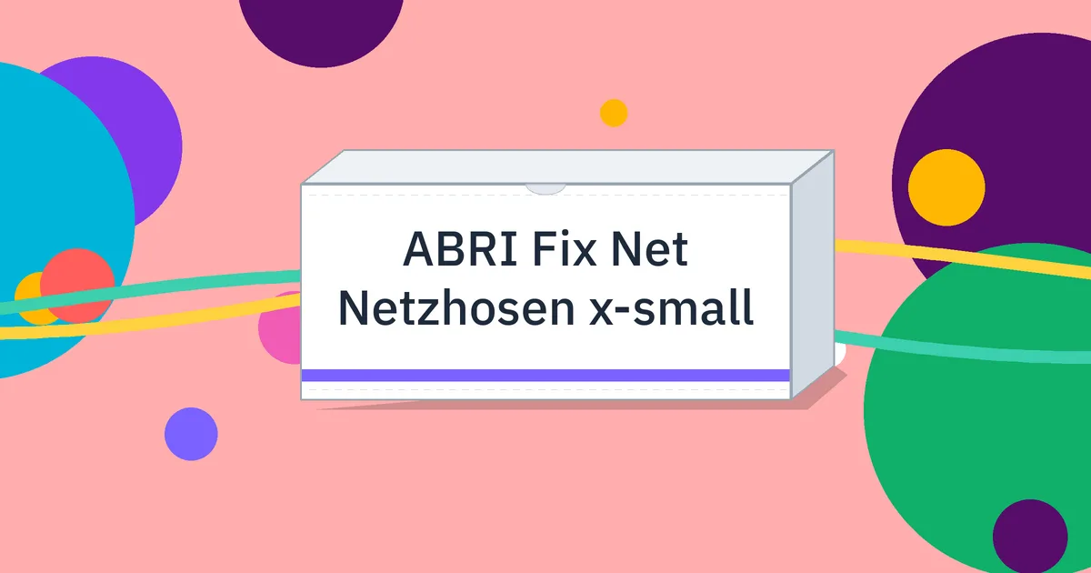 Symbolbild: Packung mit der Aufschrift ABRI Fix Net Netzhosen x-small (PZN 05026613) – Verfügbarkeit und Bezug in Apotheken in Frankfurt am Main