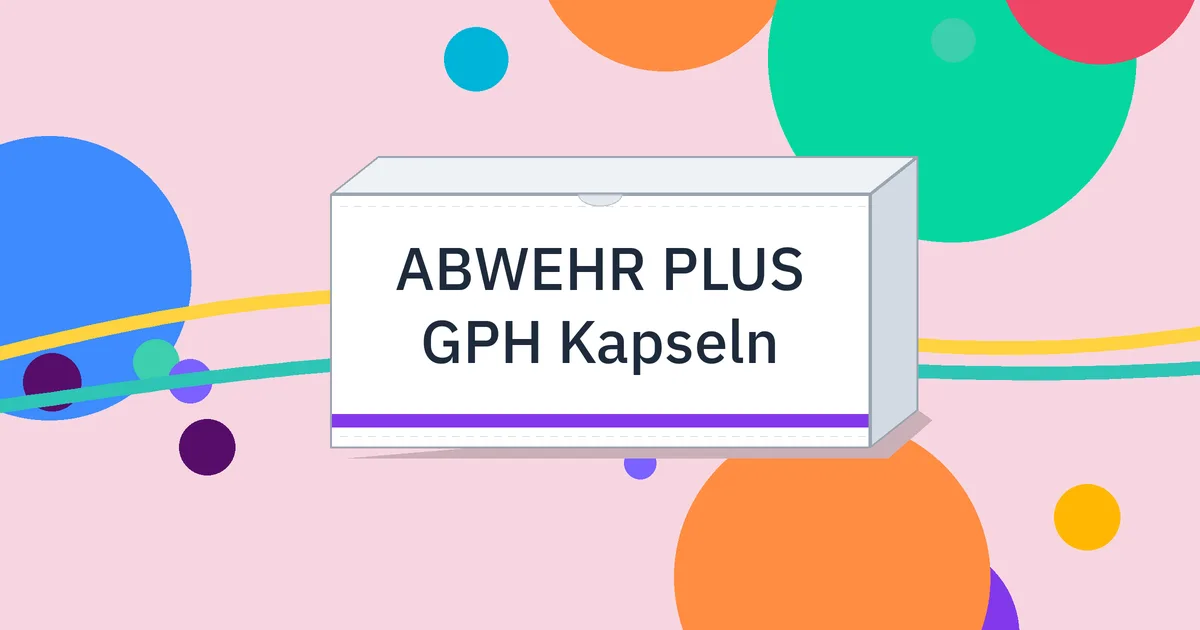 Symbolbild: Packung mit der Aufschrift ABWEHR PLUS GPH Kapseln (PZN 10554998) – Verfügbarkeit und Bezug in Apotheken in Frankfurt am Main