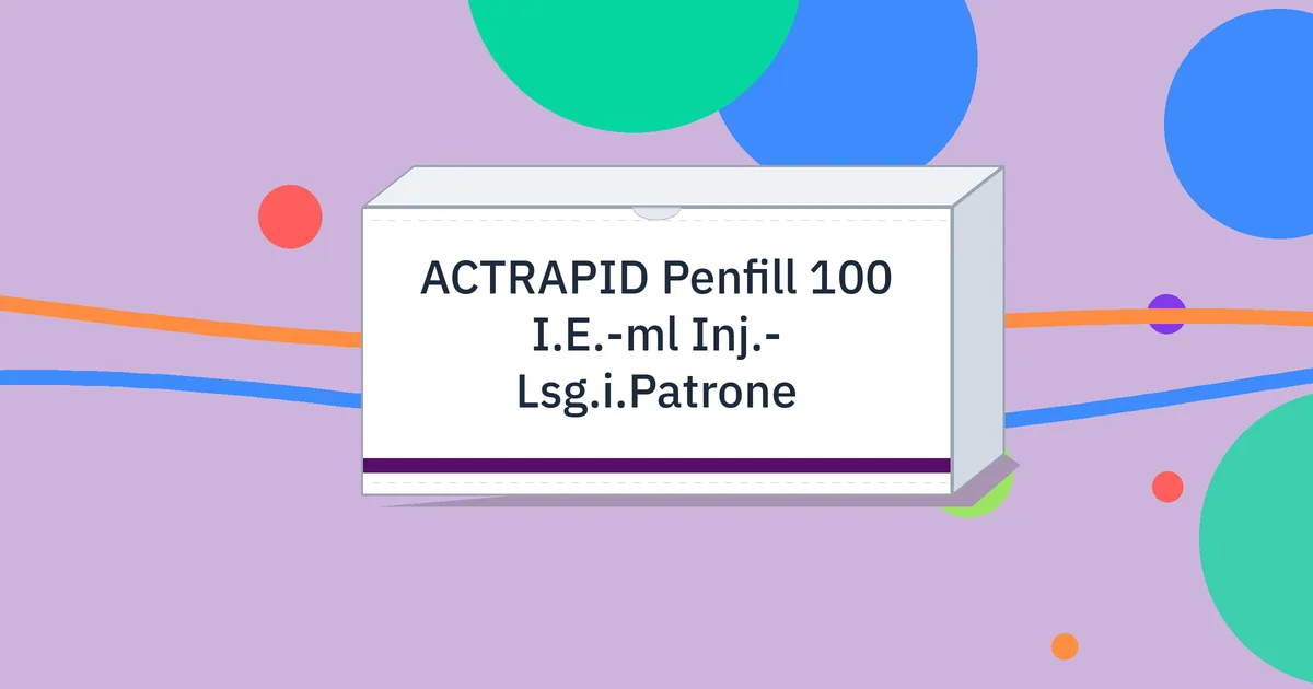 Symbolbild: Packung mit der Aufschrift ACTRAPID Penfill 100 I.E.-ml Inj.-Lsg.i.Patrone (PZN 02949004) – Verfügbarkeit und Bezug in Apotheken in Frankfurt am Main