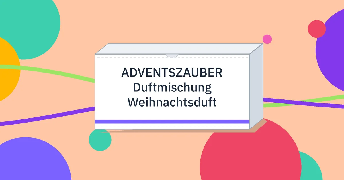 Symbolbild: Packung mit der Aufschrift ADVENTSZAUBER Duftmischung Weihnachtsduft (PZN 19548261) – Verfügbarkeit und Bezug in Apotheken in Frankfurt am Main