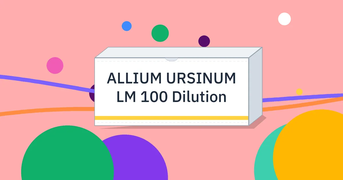 Symbolbild: Packung mit der Aufschrift ALLIUM URSINUM LM 100 Dilution (PZN 12757369) – Verfügbarkeit und Bezug in Apotheken in Frankfurt am Main