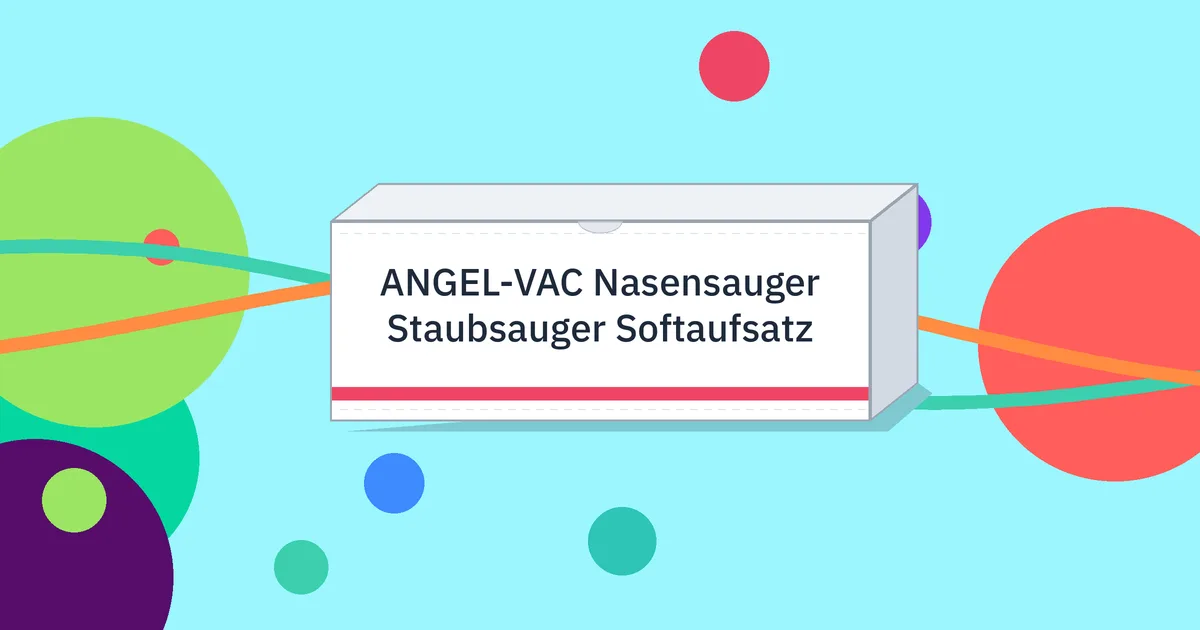 Symbolbild: Packung mit der Aufschrift ANGEL-VAC Nasensauger Staubsauger Softaufsatz (PZN 14155663) – Verfügbarkeit und Bezug in Apotheken in Frankfurt am Main